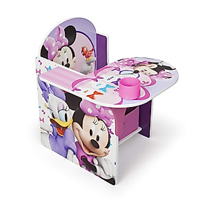 Delta Children Chair Desk With Storage Bin, Disney Minnie Mouse