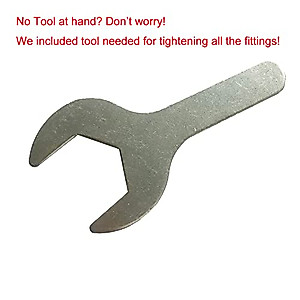 15FT 3/4" ID Natural Gas Hose with 3/4 Quick Connect for Standby Generators, Long 3/4 Gas Flex Line Hose for NG/LP Propane Appliances Construction Heaters, Tool Included