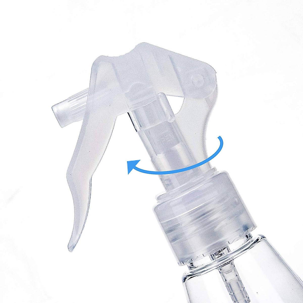 Suwimut 9 Pieces Plastic Spray Bottle, Empty Small 7oz/200ml Clear Spray Bottles, Fine Mist Plastic Refillable Trigger Sprayer for Cleaning Solutions, Hair Care, Essential Oils, Watering Plants