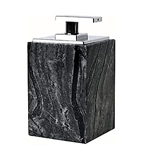 GOOFFY Marble Soap Dispenser Fillable Pressed Foam Lotion Dispenser Deluxe Soap Pump for Restrooms Soap Pump Dispenser7.4oz Soap
