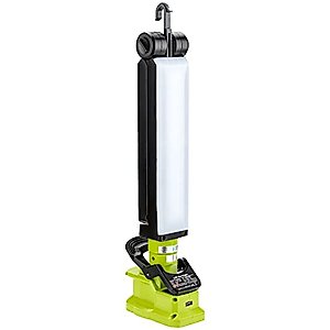 Gerttilyon 30W LED Work Light for Ryobi 18v Battery Cordless 270 Degree Rotating LED Work Light with Integrated Mounting Hooks for Car Repairing,Camping,Emergency and Job Site Lighting