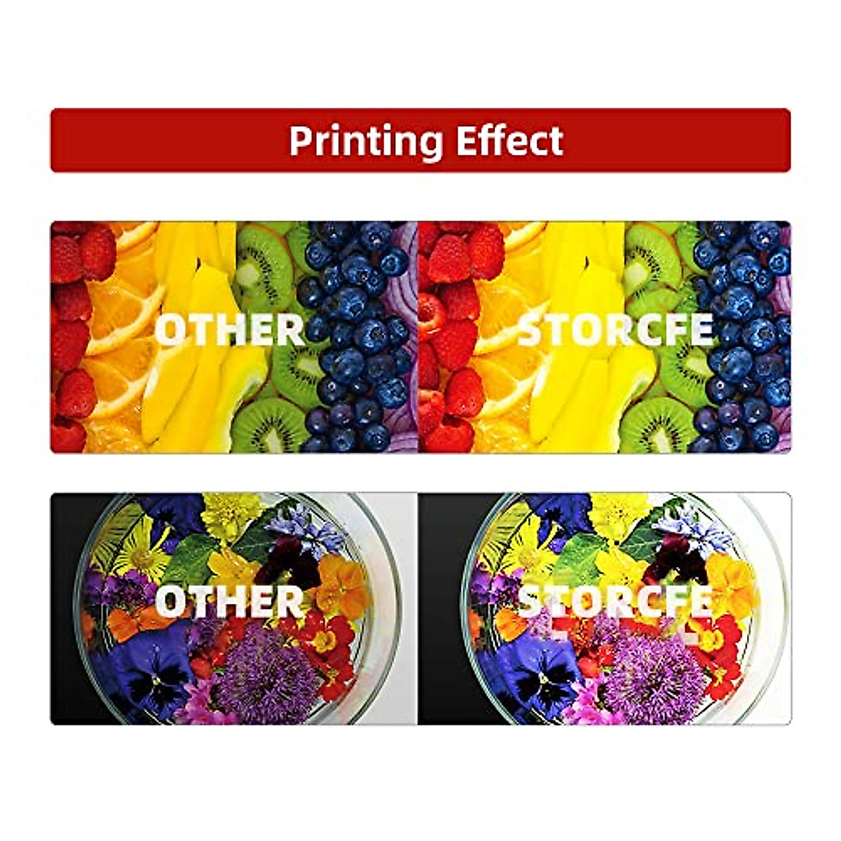 storcfe GI-26 Pigment Refill Bottle Ink Replacement for Canon GI-26 GI26 Ink Work for Canon PIXMA MegaTank GX3020 GX4020 GX5020 GX6020 GX6021 GX7020 GX7021 Printer (Black 135ml, CMY 70ml, 4-Pack)