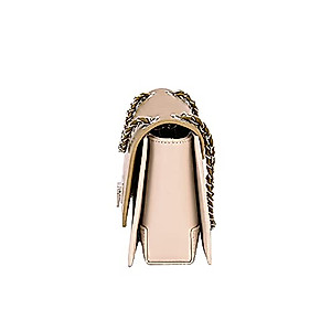 DAVID JONES New Season Party Chain Shoulder Crossbody Small Bag (Vert/Creamy White)