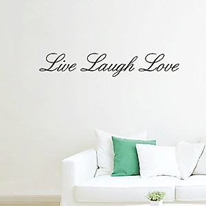 Live Laugh Love Removable Wall Stickers Home Decals Decor Quote Art Vinyl DIY