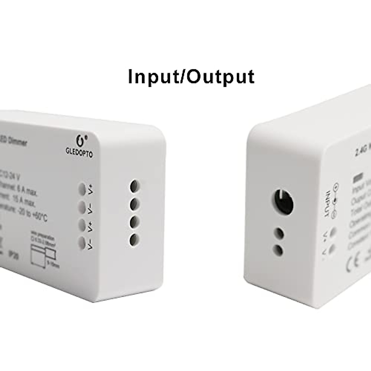 LED Strips Controller RGB CCT/ RGBW Zigbee Controller ww/cw and Dimmer Controller Smart Strip Light Controller Work with Amazon Echo Plus for DC12-24V LED Strip Lights (Dimmer Controller)