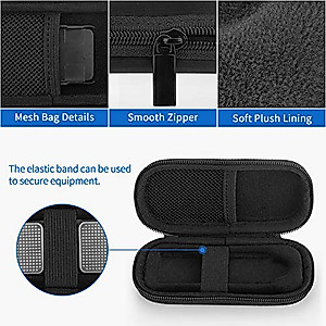 Yinke Hard Heart Monitor Case for KardiaMobile 1-Lead/6-Lead Personal EKG Monitor for Apple and Android Device, Travel Case Protective Cover Storage Bag