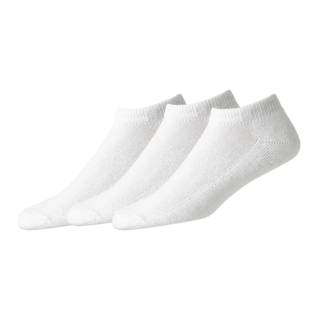 FootJoy Women's ComfortSof Sportlet 3-Pack Socks, White, Fits Shoe Size 6-9