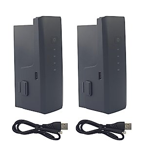 sea jump 2PCS 11.1V 3500mAh 3S Lipo Battery with USB Charging Cable Suitable for HS600 TF35 pro V11 Brushless Four Axis Aircraft Aerial Photography Remote Control Drone Battery