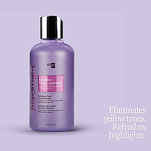 Oligo Professionnel - Blacklight Violet Conditioner - Purple Conditioner for blondes - Vegan - Eliminate Yellow Tones - Refresh Faded Highlights - Argan oil - Hydrating Formula - 8.5oz