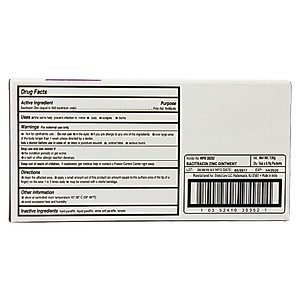 MED PRIDE Bacitracin Antibiotic Ointment with Zinc [144 Packets x 0.9g]- First Aid Antibiotic Cream with Pain Relief- Travel-Size Individual Antibiotic Ointment Packets for Burns, Cuts, Wound Care