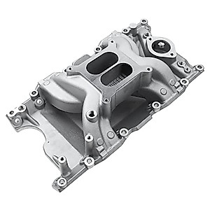 A-Premium Dual Plane Intake Manifold Compatible with Chrysler LA 318 340 360 V8 5.2L 5.9L, fits for Chrysler Cordoba & Dodge Ram Aspen Challenger & Plymouth & Jeep Grand Cherokee, Replace#55026, 85026