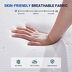 Avenco King Mattress, 10 Inch King Size Memory Foam Mattress in a Box for Pain Relief & Comfort Sleep, CertiPUR-US Certified King Bed Mattress