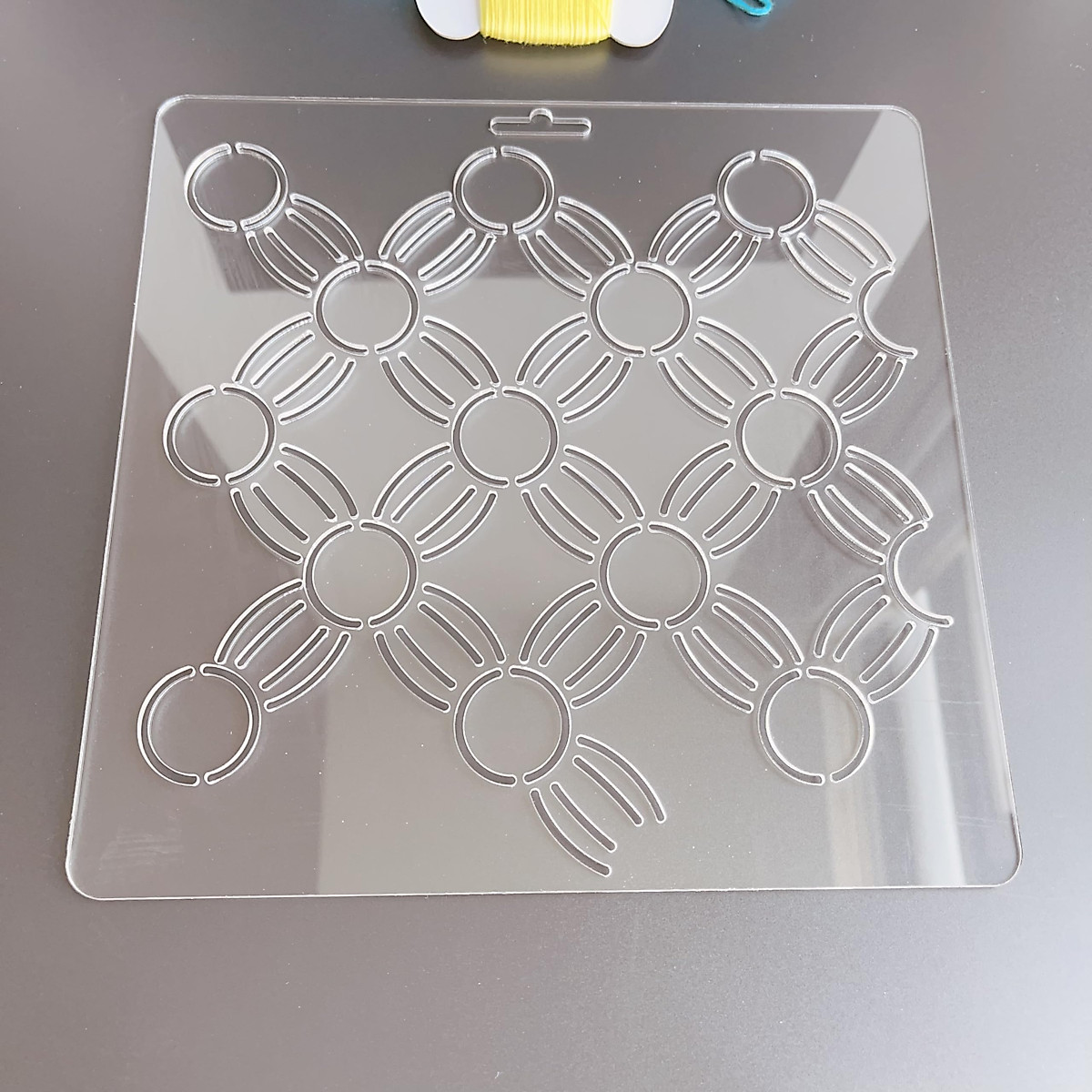 Acrylic Sashiko Stencil, Embroidery Pattern, Quilting Stencil for Hand Quilting and Embroidery