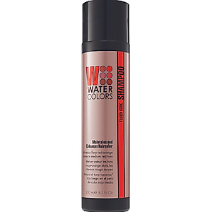 Watercolors Semi Permanent Color Depositing Shampoo. Sulfate & Paraben Free to Maintain & Enhance Hair Color 8 fl oz - FLUID FIRE