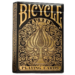 Bicycle Aureo Black Playing Cards