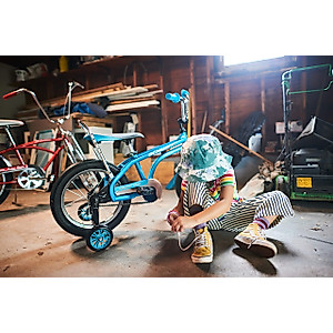 Schwinn Krate EVO Kids Bike for Boys and Girls Ages 3-5 Years, 16-Inch Wheels, Rider Height 38 to 48-Inches, Removable Training Wheels, Rear Coaster Brake, Apple Red