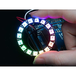 Adafruit Industries NeoPixel Ring - 16 x 5050 RGB LED with Integrated Drivers