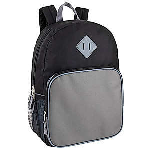 Trail maker Wholesale Two Tone Backpacks in Bulk 24 Pack for College, Homeless Adults Nonprofit, with Padded Straps