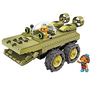 BASEPLATES for Age 6+ Building Block Octonauts Ocean Adventure GUP-K Alligator Vehicle & kwazii dashi 330pcs Building Brick Set-No Package Box
