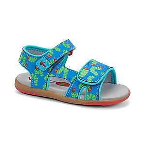See Kai Run - Jetty III Water-Friendly Sandal for Little Kids, Very Hungry Caterpillar, Little Kid 11