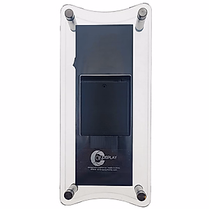 OnDisplay Luxe Glowing Acrylic Four in a Row Game w/Lights & Remote Control (Pink/Yellow)