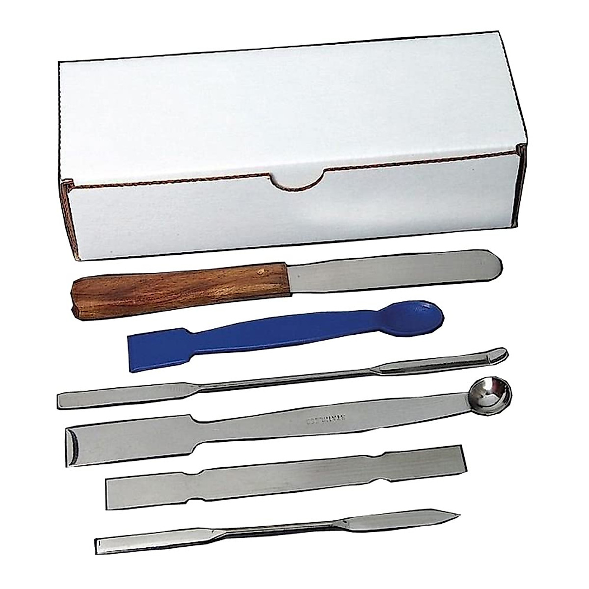 United Scientific SPATST6 Laboratory Spatula Set