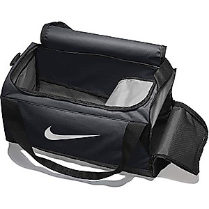 NIKE Brasilia Training Duffel Bag, Black/Black/White, One Size