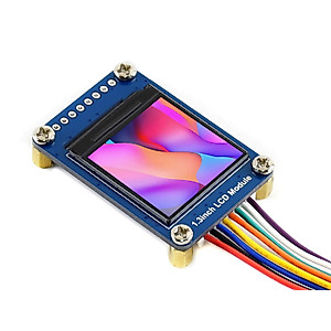 1.3 Inch LCD Module IPS Screen for Raspberry Pi 4B+ 4B 3B+ 3B 2B+ Zero W WH 2 W Ardui STM32 ST7789 Driver 240x240 Resolution SPI Interface Display RGB 65K Color Display 3.3V/5V