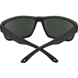 Spy Optic Rocky Sunglasses, Matte Black/Happy Gray/Green, 64 mm