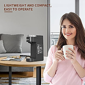 CHULUX Single Serve Coffee Maker, Mini Coffee Maker Compact Coffee Machine, Single Cup Coffee Maker for Kitchen Office Travel Coffee Brewer