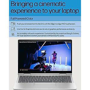 HP Envy 2 in 1 Touch Screen Laptop 2023 Newest, 14" FHD IPS Touchscreen, Intel Core i5-1335U(10-core Up to 4.60 GHz), 8GB RAM, 512GB SSD, Intel Iris Xe Graphics, Wi-Fi 6E, Fingerprint, Win 11 Home