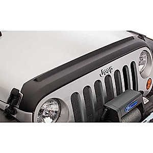 Bushwacker Trail Armor Hood & Tailgate Protector Set | 2-Piece Set, Black, Textured Finish | 14013 | Fits 2007-2018 Jeep Wrangler JK (Excludes Power Dome Hood)