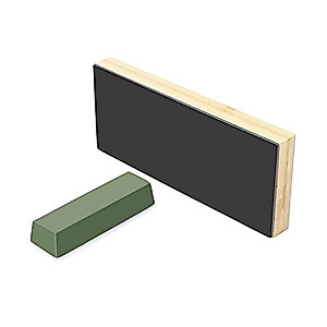 Crystal Lemon Classic Leather Strop kit with Polishing Compound, Sharpening Stone, Whetstone, Knife Sharpening Stone