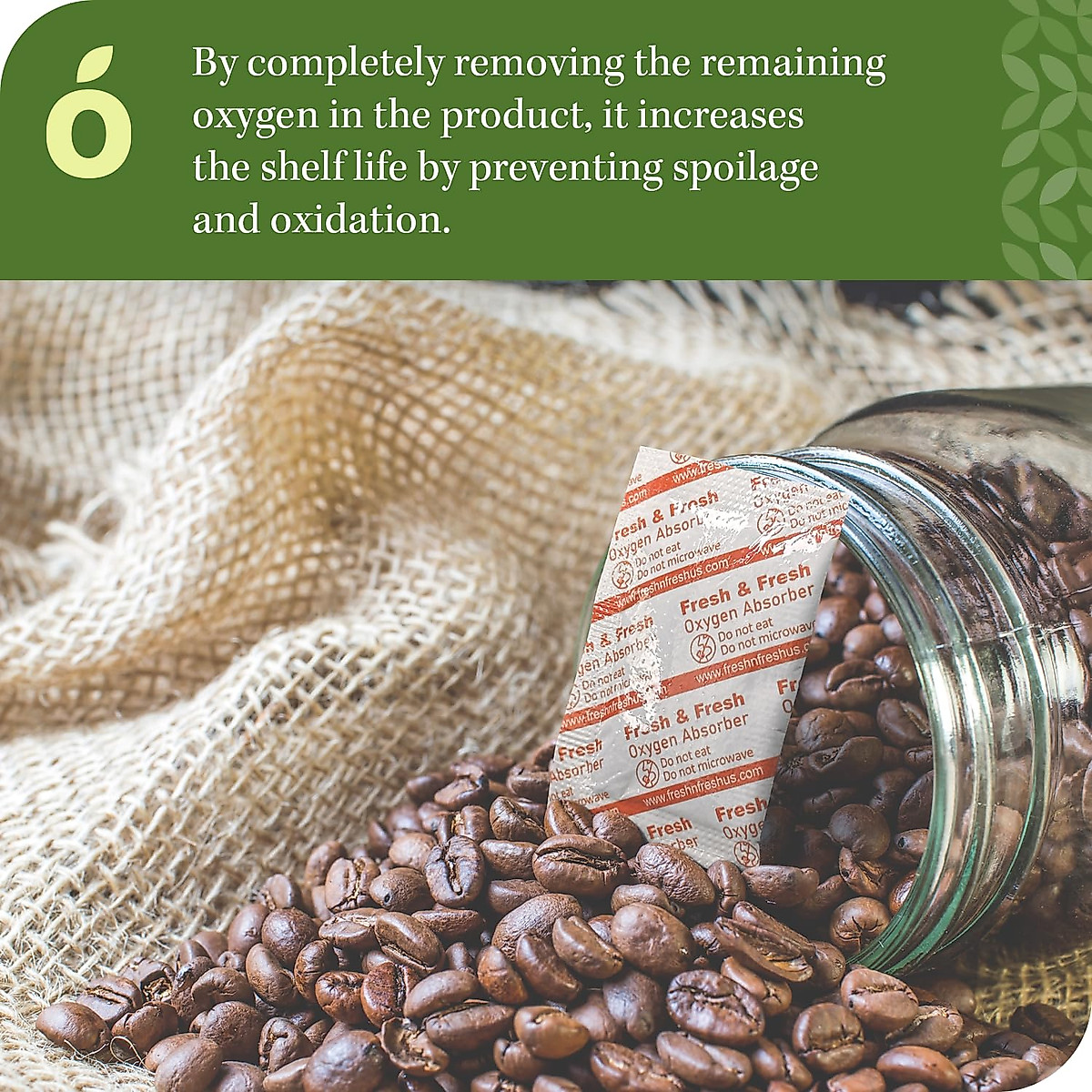 OXYGONE (110 Packet) 300cc Premium Oxygen Absorbers Packets for Food Storage (11 Bag of 10 Packet) - For Long Term Food Storage, Vacuum Sealed, ISO 9001 Certified Facility Manufactured