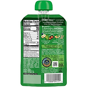 Gerber Organic for Toddler Plant-Tastic Pouches Variety Pack (6 CT (Pack of 1), Banana Berry)