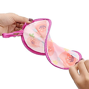 Qlychee Lovely Foldable Round Fan Random Color Handheld Moon-Shaped Fan Decoration Gift 1 Pc