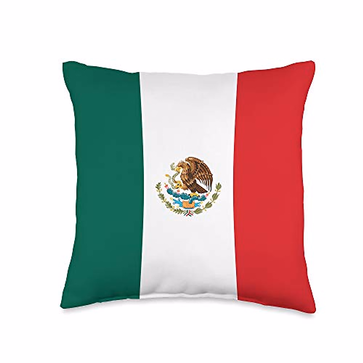 Miftees Country Flag Gifts Mexico Mexican Flag Throw Pillow, 16x16, Multicolor