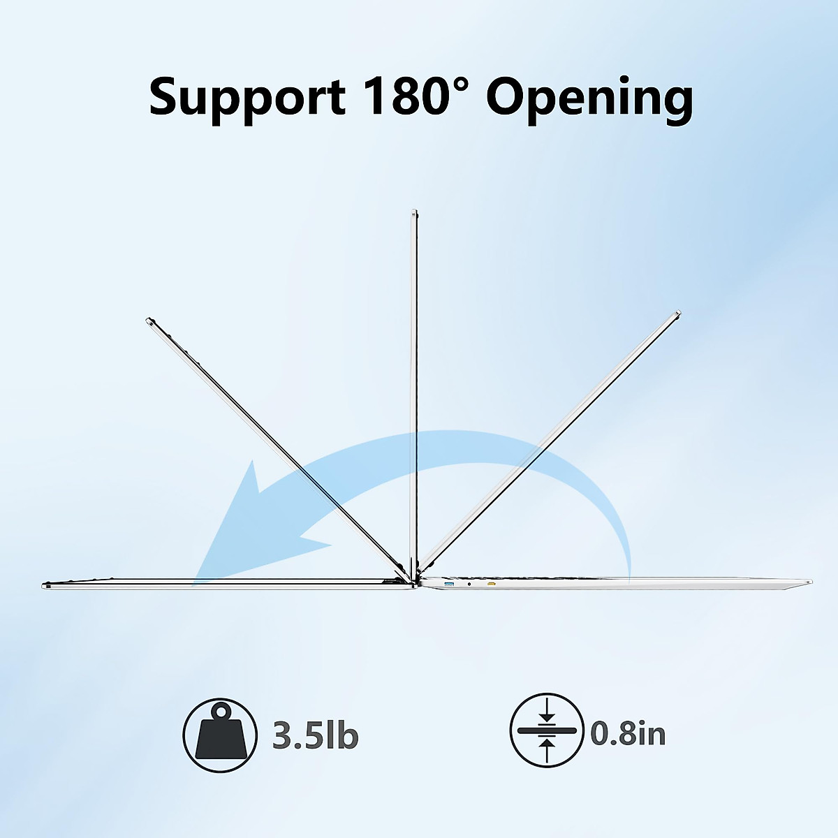 FUNYET 16 Inch Laptop Computer, Gaming Laptop, 16GB RAM 512GB SSD, Intel 12th Gen N95 Processor(up to 3.4GHz), FHD 1920 * 1200, 180 Angle Opening, Fingerprint Unlock, Backlit Keyboard, Windows 11 Pro