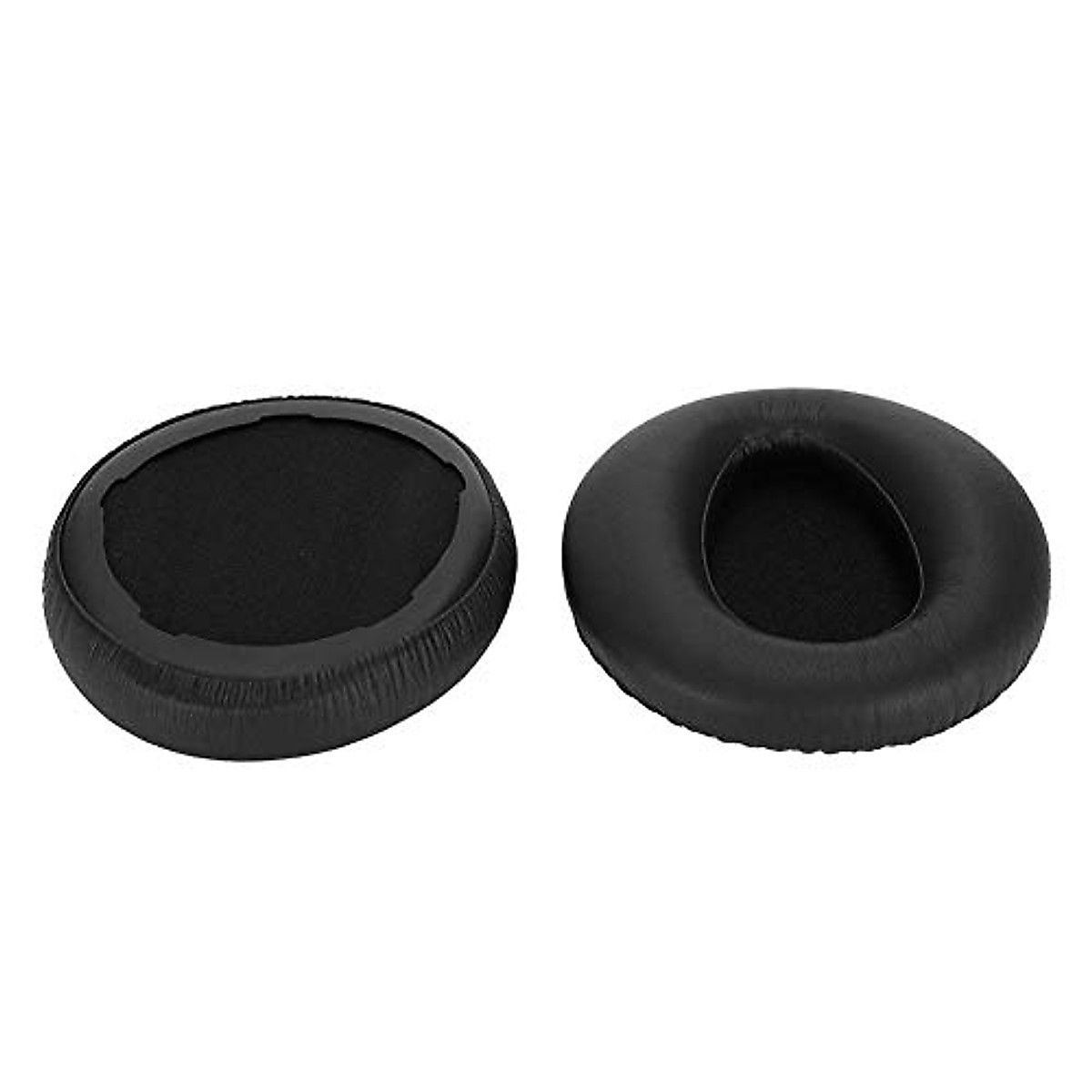 2pcs Replacement Ear Pad Cushion for Sony MDR-10RBT MDR-10RNC MDR-10R Earphone Headset (Black)