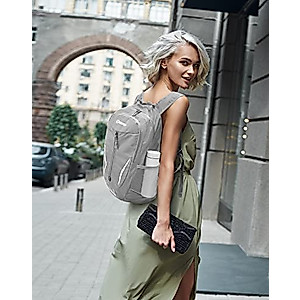 ZOMAKE Ultra Lightweight Packable Backpack 25L - Foldable Hiking Backpacks Water Resistant Small Folding Daypack for Travel(Sliver Grey)