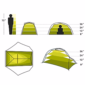 Nemo Dragonfly Ultralight Backpacking Tent, 1 Person