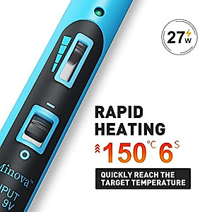 MINOVA Temp Control Hot Wire Foam Cutter 27W Styrofoam Knife Cutter Hot Knife Foam Cutter Styrofoam Cutter Kit Luxury