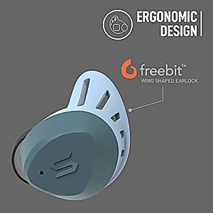 SOUL S-FIT True Wireless Earbuds - Waterproof, Shock-Resistant Earphones with Customizable Fit, Bluetooth 5.0, Transparency Mode, and Long Battery Life for Running, Gym, and Outdoor Activities (Green)