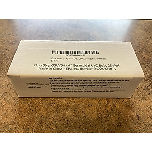 OdorStop OSUVB4-4" Germicidal UVC Bulb, 254NM, for use OS600UV Ozone Generators