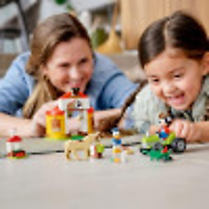 LEGO Disney Mickey and Friends Mickey Mouse & Donald Duck’s Farm 10775 Building Kit; A Creative Play Set for Kids; New 2021 (118 Pieces)