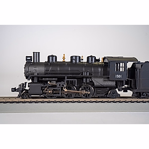 Prairie 2-6-2 Steam Locomotive w/Smoke & Tender - Boston & Maine #1501 - HO Scale
