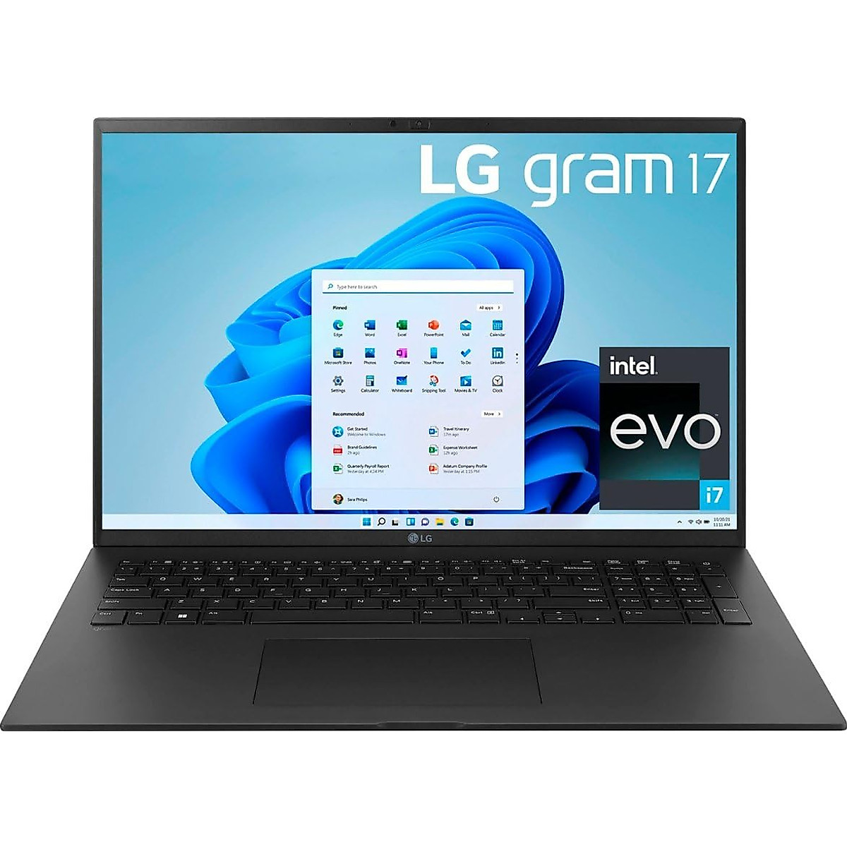 LG Gram 17 Ultra-Lightweight Laptop 17.0" WQXGA IPS Intel Evo Platform (12-Core i7-1360P, 32GB RAM, 2TB PCIe SSD, Backlit KYB, FP Reader, 2 Thunderbolt 4, WiFi 6, Win11P) w/Dockztorm Hub