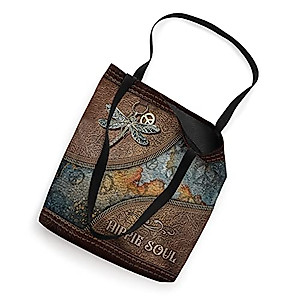 Hippie Lovers Dragonfly Hippie Soul Tote Bag