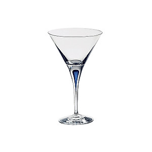 Orrefors Intermezzo 7 oz. Martini Stem, Set of 2, 2 Count (Pack of 1),