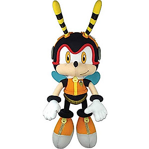 GE Animation GE52680 Eastern Sonic The Hedgehog Charmy Plush, 8.5''H, Multi-Colored
